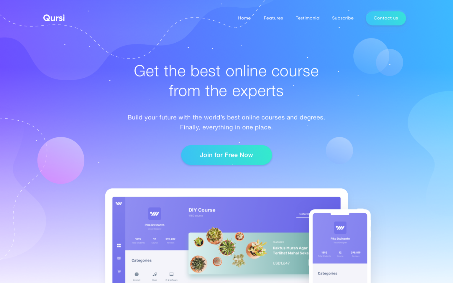 Inspirational Gradients In Web Design - ShotStash